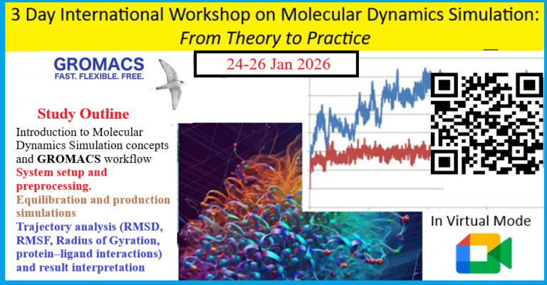 3 Day International Workshop on “Molecular Dynamics Simulation : From ...